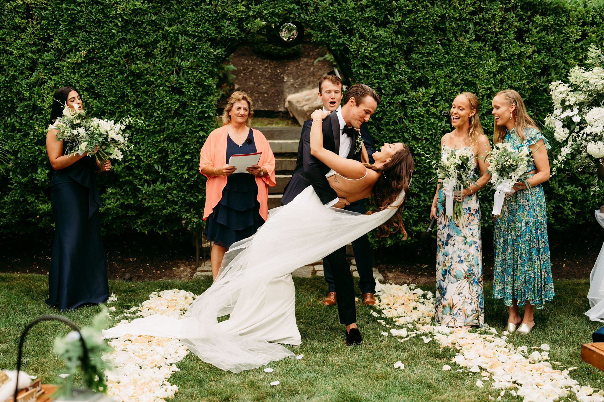 Casha and Colin – Married – Private Home – Westerly – Newport Harbor ...